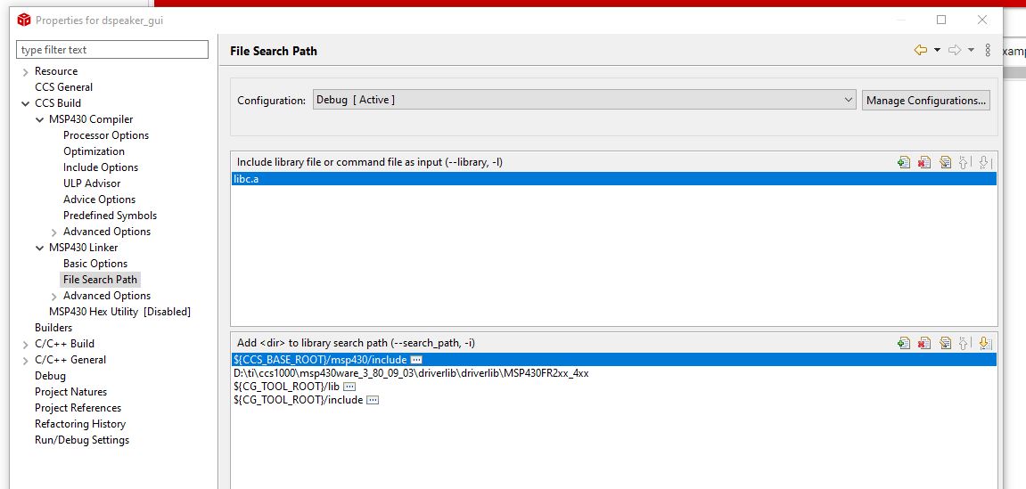 MSP430FR2311: driverlib issue - MSP low-power microcontroller forum - MSP low-power ...