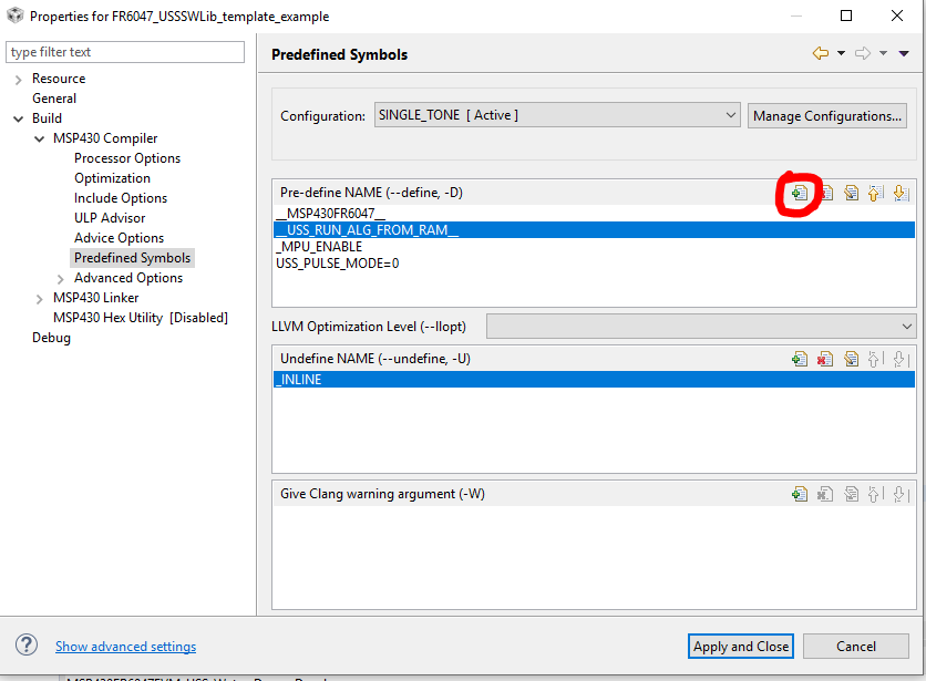 EVM430-FR6047: LEARAM option USS_library - MSP low-power microcontroller forum - MSP low-power ...