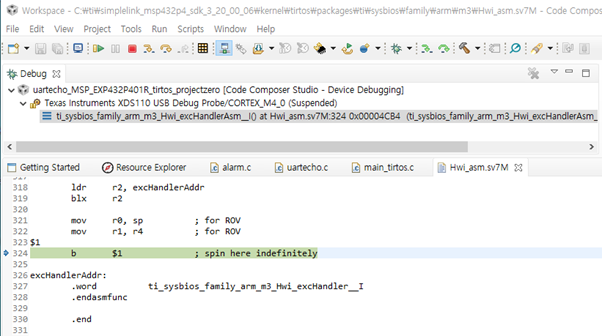 CCS/MSP432P401R: POSIX Project Zero in SimpleLink Academy - MSP low-power microcontroller forum ...
