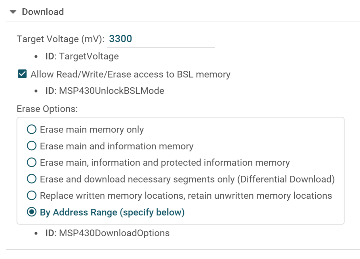 Uniflash Msp430f5438a Flashing Bsl Msp Low Power Microcontroller Forum Msp Low Power 