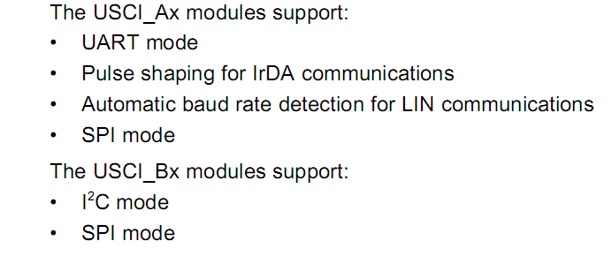 How Many Spi Modules Available In Msp430f24x Msp Low Power Microcontroller Forum Msp Low