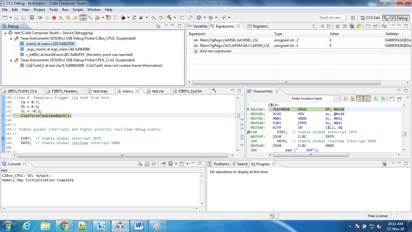 Cla Variable Remains Zero C2000 Microcontrollers Forum C2000™︎ Microcontrollers Ti E2e