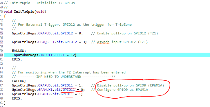Launchxl F28379d Trip Zone By External Trigger C2000 Microcontrollers Forum C2000™︎