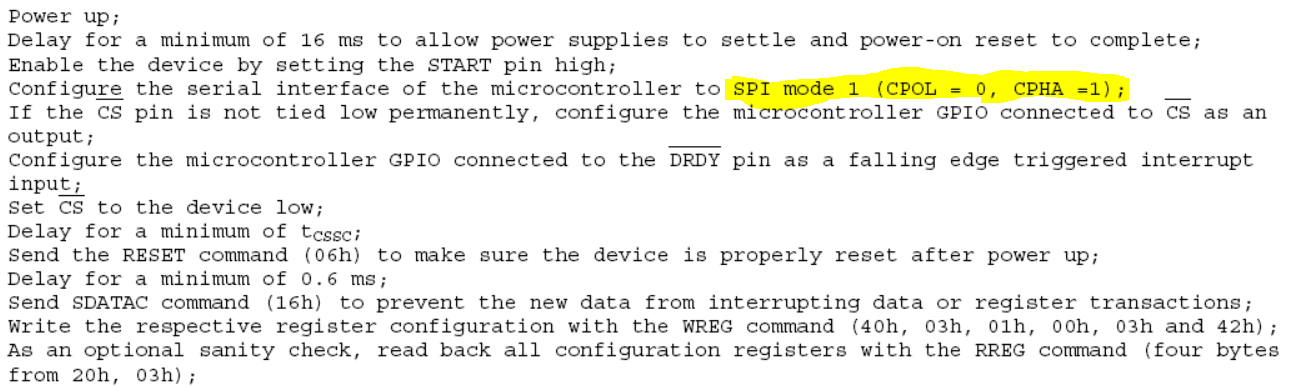 TMS320F280049: Clock polarity and clock phase for ADS1248 when interfacing with tms320f280049 ...