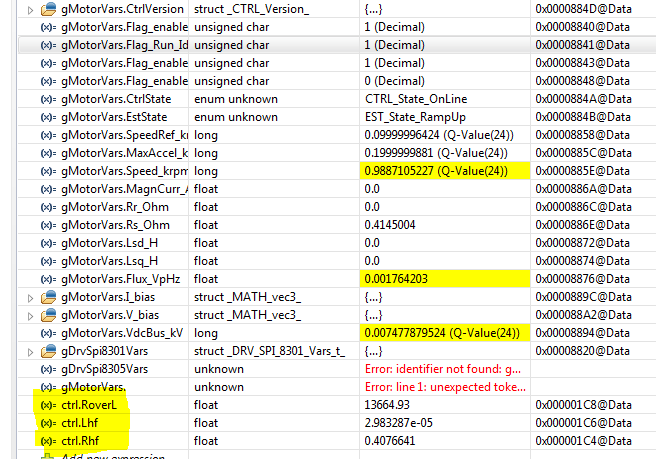 InstaSPIN: Lab 2b characterizes and runs but lab 3a/3b generates noise ...
