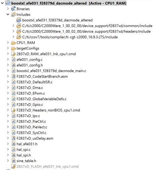 CCS/TMS320F28069: Using TMS320F28069 and AFE031 to develop a data transmission system - C2000 ...