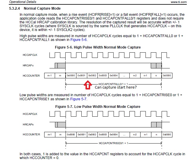 TMS320F28069: How To Read HRCAP Registers: HCCAPDLYRISE0, HCCAPDLYFALL0, HCCAPDLYRISE1, and ...