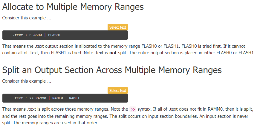 TMS320F2812: RAM , .bss and .ebss concerns - C2000 microcontrollers forum - C2000™︎ ...