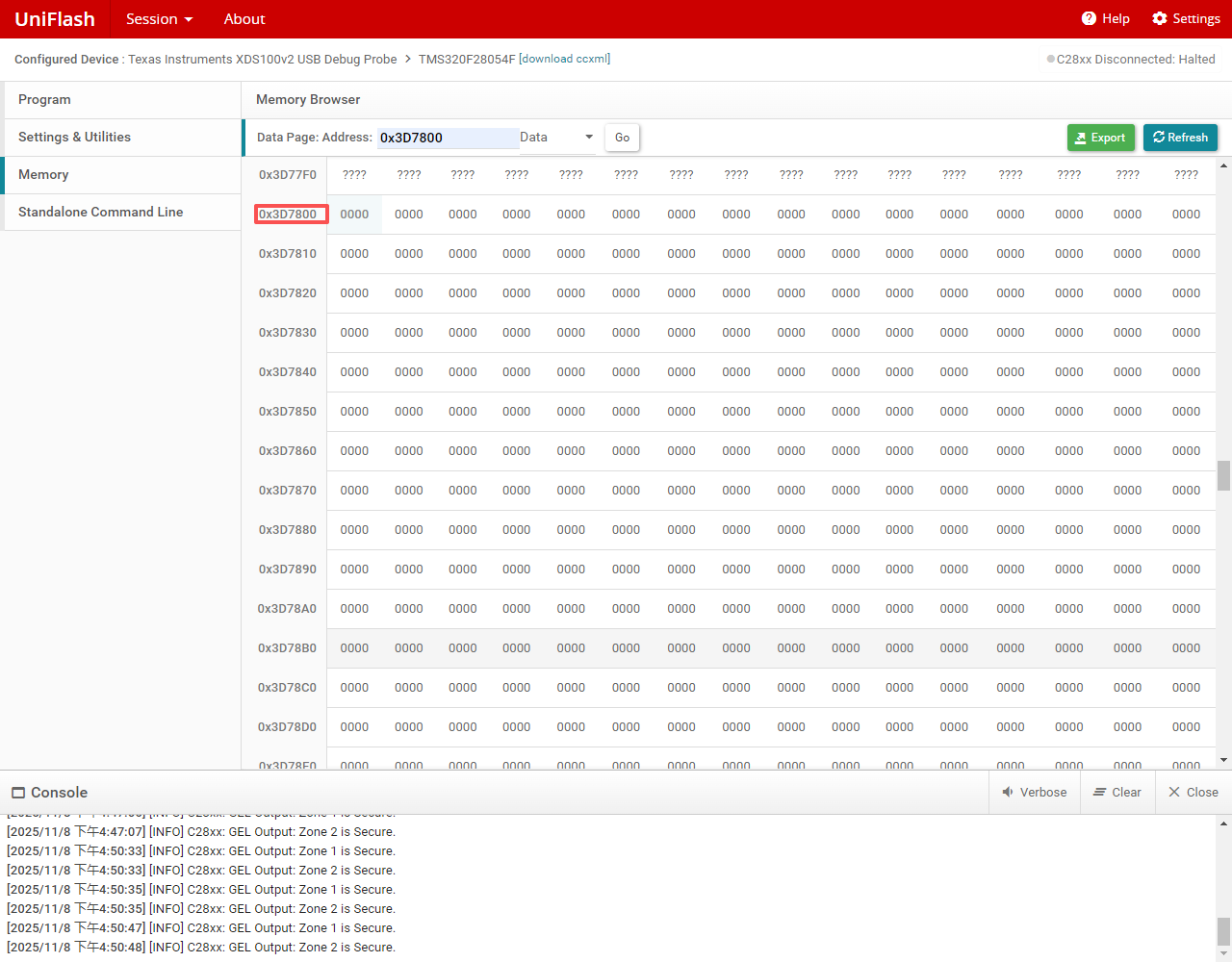 TMS320F28054F: Application issues - C2000 microcontrollers forum - C2000™︎ microcontrollers - TI ...