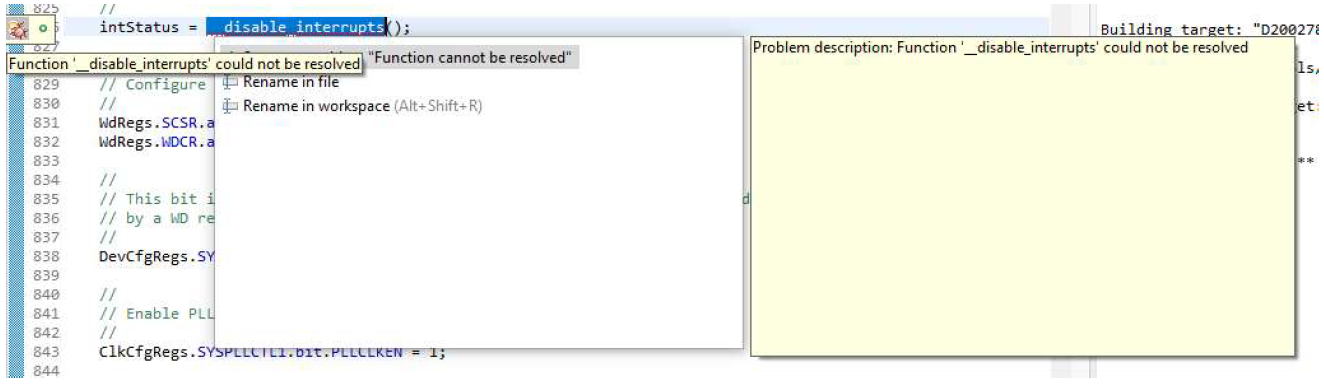 [参考译文] CCS/TMS320F28377S：memcpy、abs、__fsat 和_IQsat 函数的错误消息 - C2000™︎ 微控制器（参考译文帖）(Read Only ...