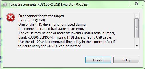 XDS100V2 JTAG tool connection error with TMS320F28062 MCU - C2000 microcontrollers forum - C2000 ...