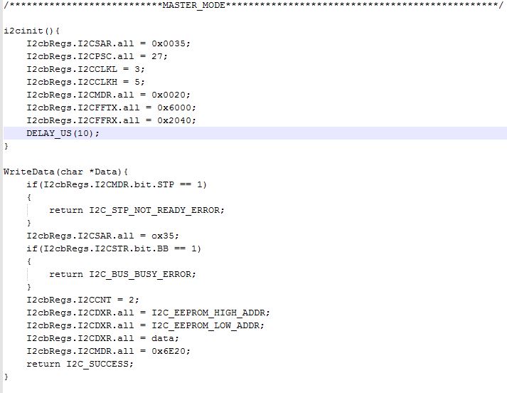 Ccstms320f28379s I2c Communication C2000 Microcontrollers Forum C2000™︎ Microcontrollers 