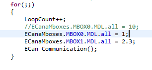 Transmit float value using eCan on 28032 - C2000 microcontrollers forum - C2000™︎ ...