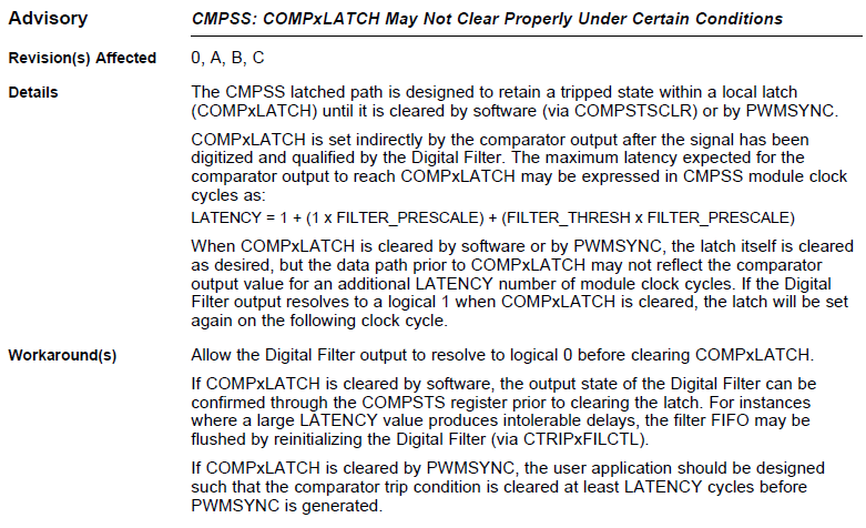 Tms320f28379d Missed Cmpss Events In Peak Current Control Mode C2000 Microcontrollers Forum