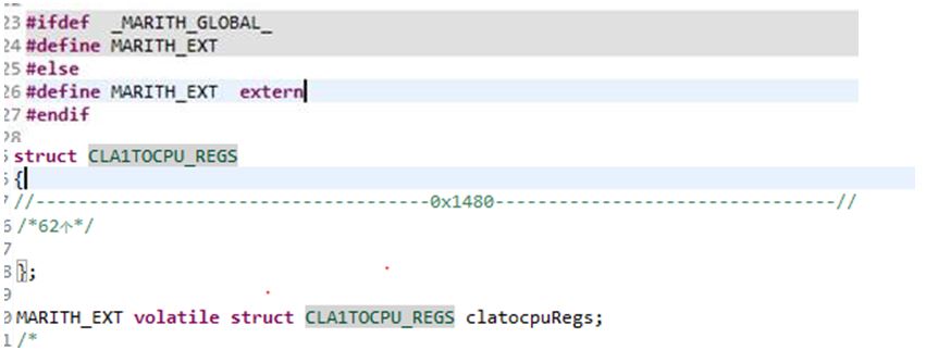 TMS320F28379D: Symbol redefined error when using a structure defined in ...