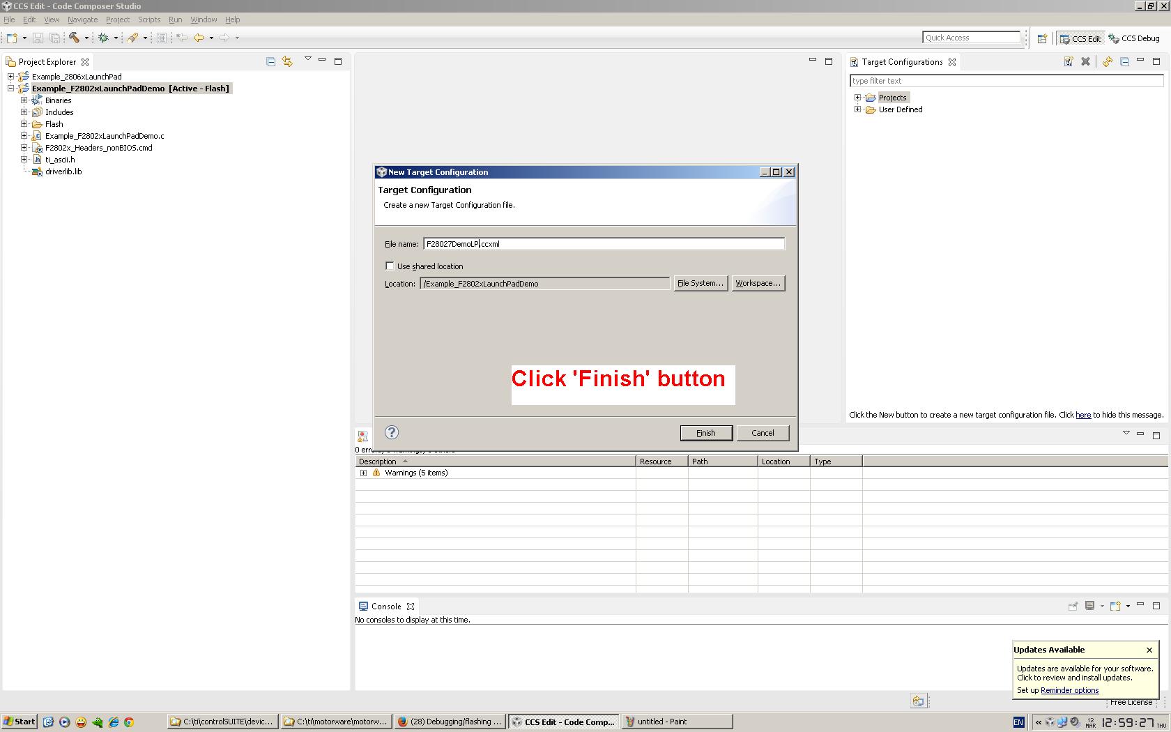 Debugging/flashing code into the Launchpad 28027. W - C2000 microcontrollers forum - C2000™︎ ...