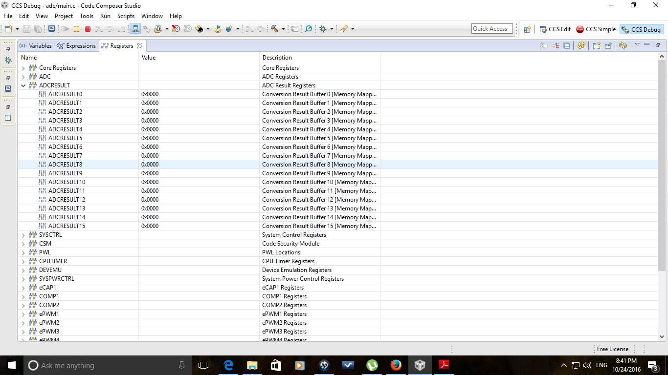 No changes in F28027 ADC result register - C2000 microcontrollers forum - C2000™︎ ...