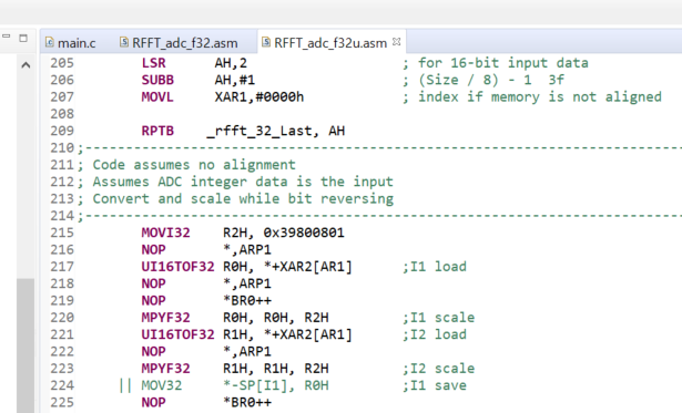 CCS/TMS320F28335: apply window and fir filter for ADC result - C2000 microcontrollers forum ...