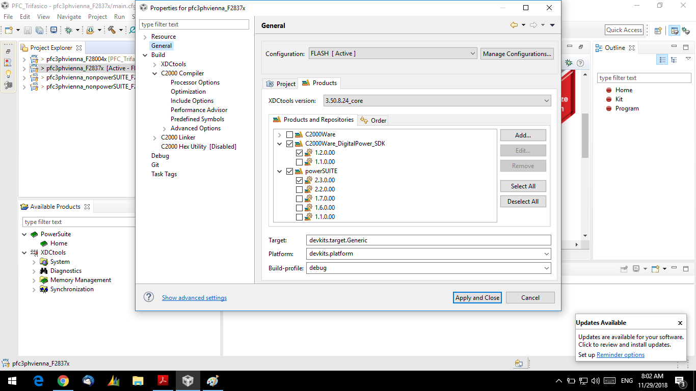CCS/TIDM-1000: Powersuite problem with INCR_BUILD3 - C2000 ...