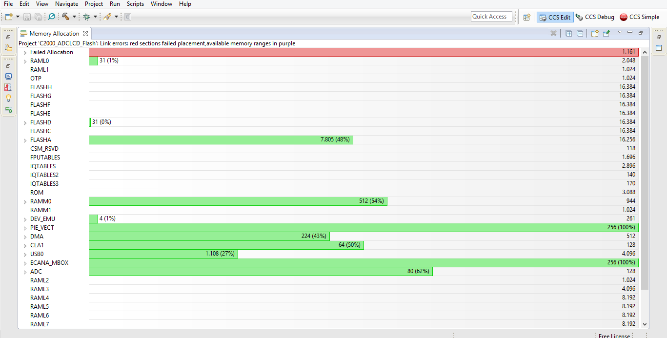F28069 + RAM sectors - C2000 microcontrollers forum - C2000™︎ microcontrollers - TI E2E support ...