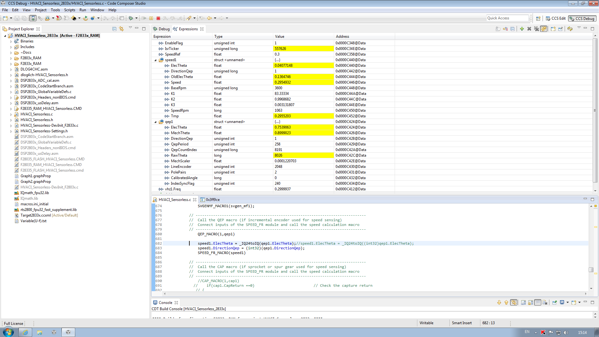 No Signal In The Speed1speed When I Test The Level2 Of Hvaciscalar C2000 Microcontrollers