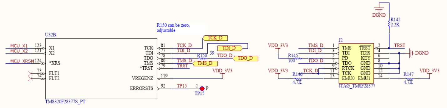 Emulator Connection Error and reset XRS togging on 28377D - C2000 microcontrollers forum - C2000 ...