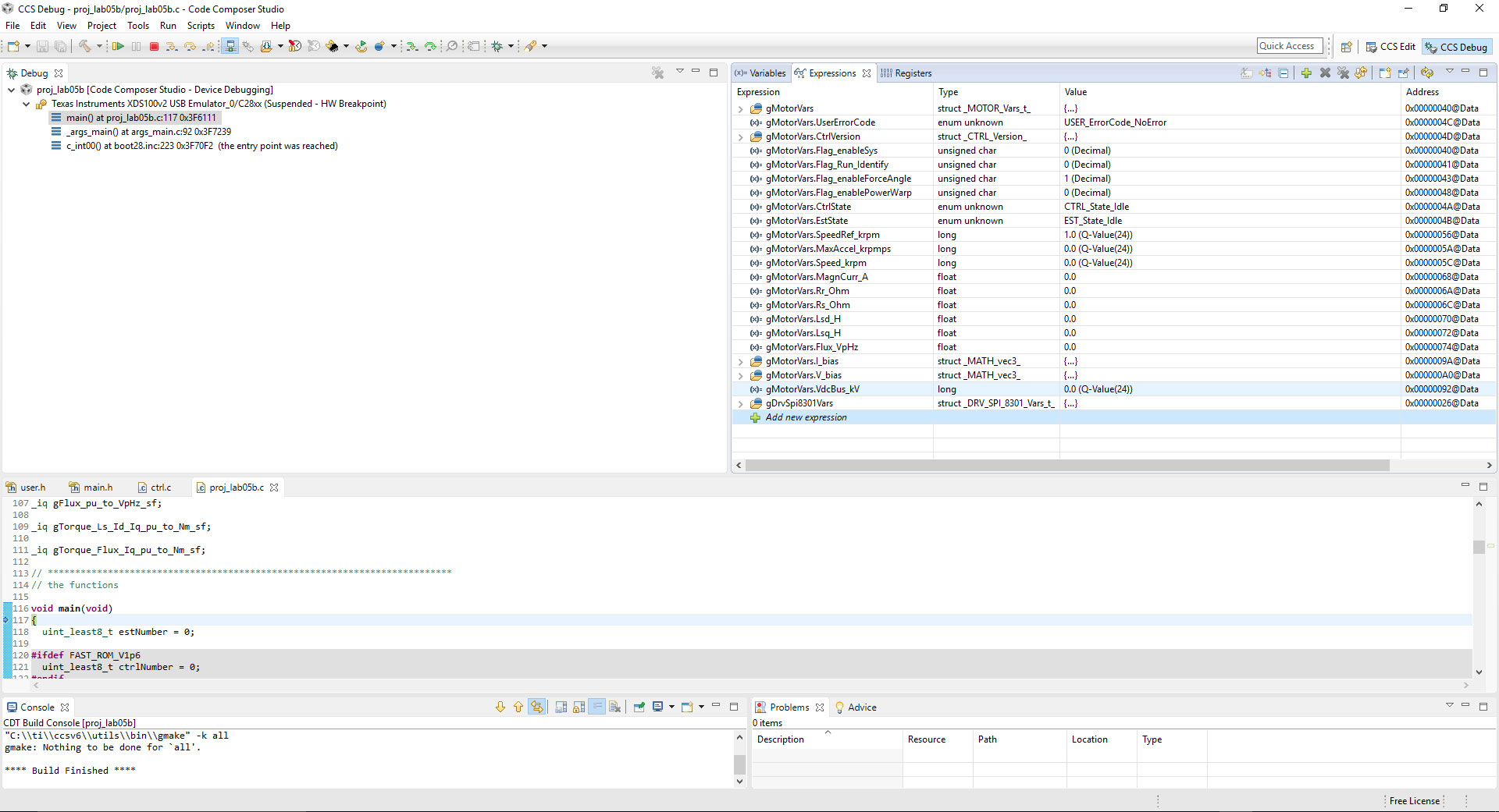 Sudden missing VDC Bus voltage in CC during debugging (BOOSTXL-DVR8301 REVB) - C2000 ...