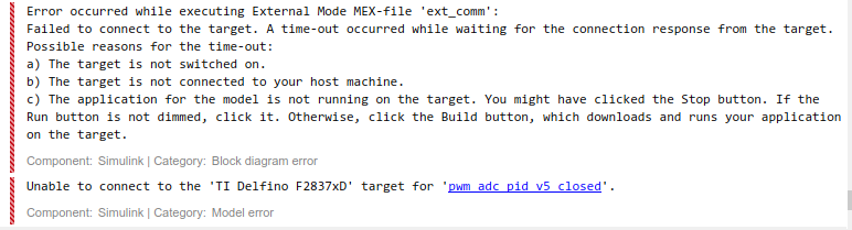 Tms320f28379d Problem With External Mode C2000 Microcontrollers 7406
