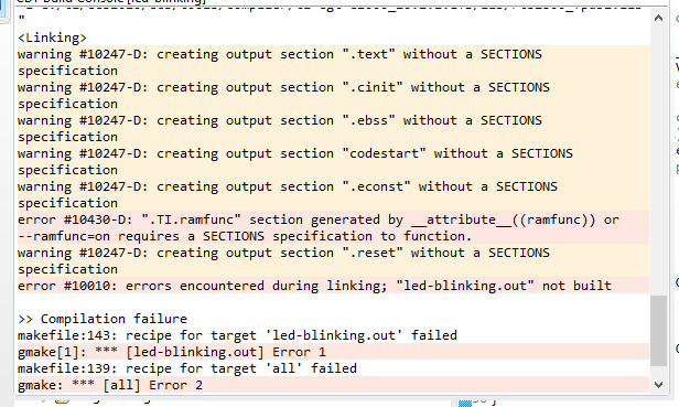TMS320F280049C: ccs error - C2000 microcontrollers forum - C2000™︎ microcontrollers - TI E2E ...