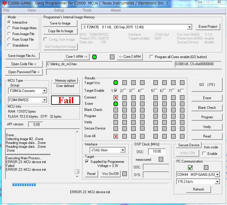 TMDXDOCKH52C1 + C2000-GANG - C2000 microcontrollers forum - C2000™︎ microcontrollers - TI E2E ...