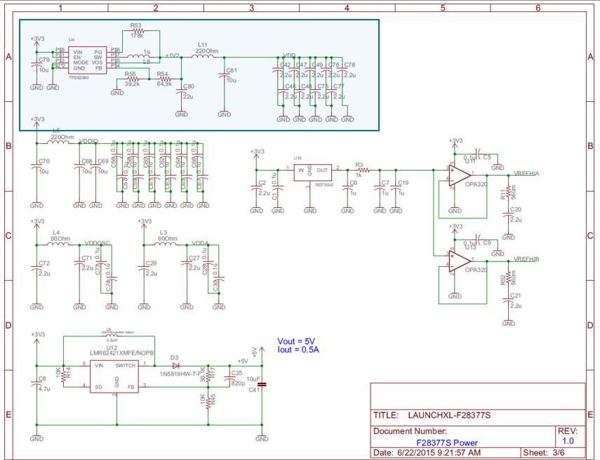 TMS320F28377S: Recommended power circuit - C2000 microcontrollers forum - C2000™︎ ...