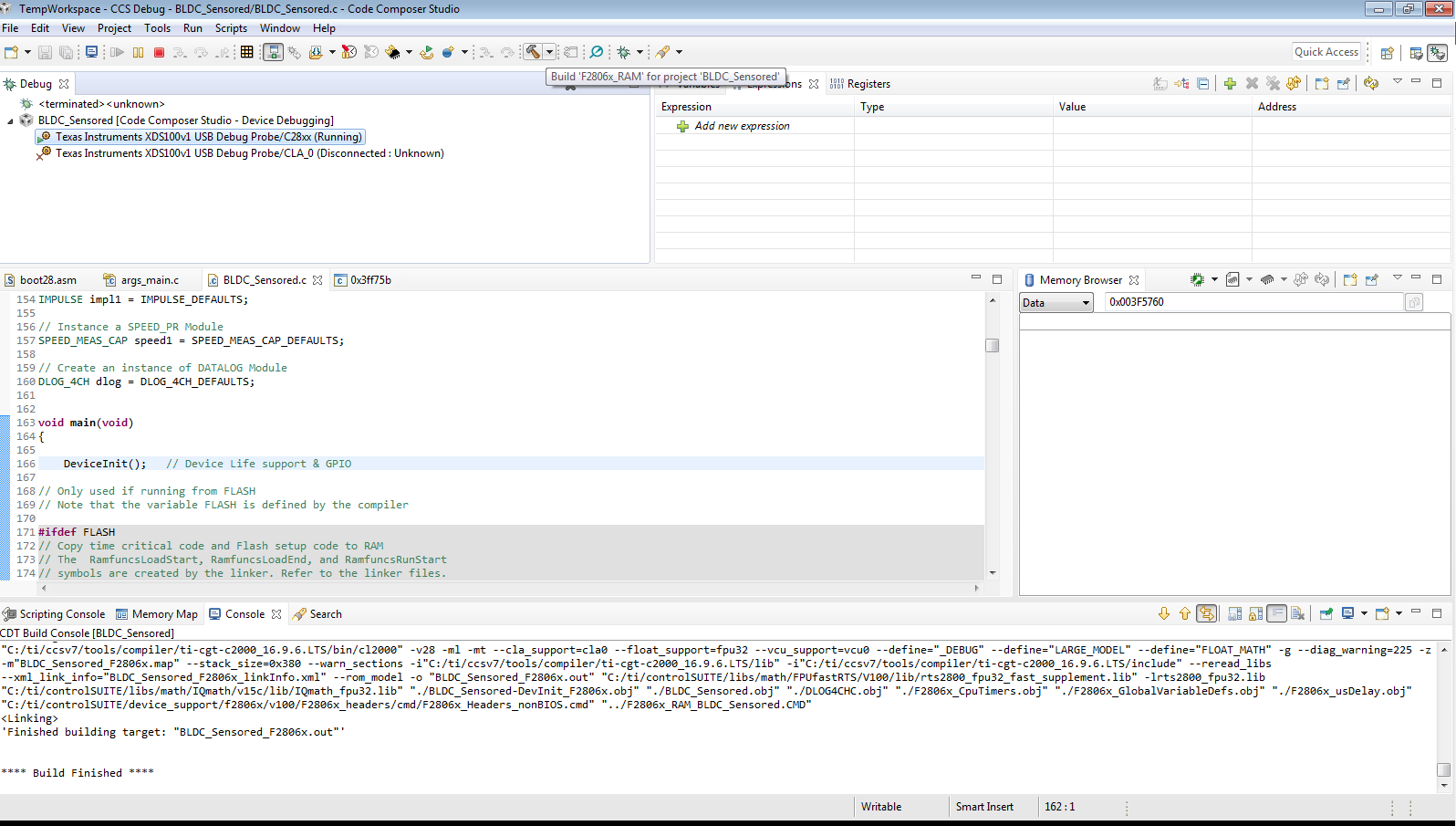 DRV8312-C2-KIT: BLDC with Hall-effect using DRV8312-C2-KIT with F28069MPZT MCU - C2000 ...