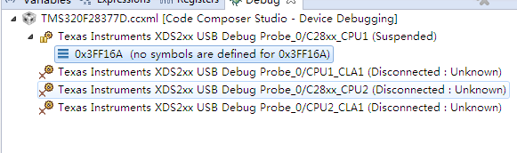 TMS320F28377D: can connect through XDS200 but can't download program - C2000 microcontrollers ...