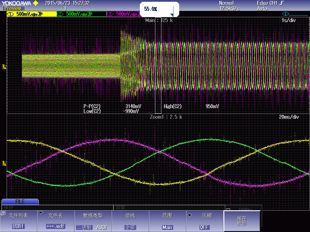 instaspin foc, abnorml current waveform,application in water pumper ...