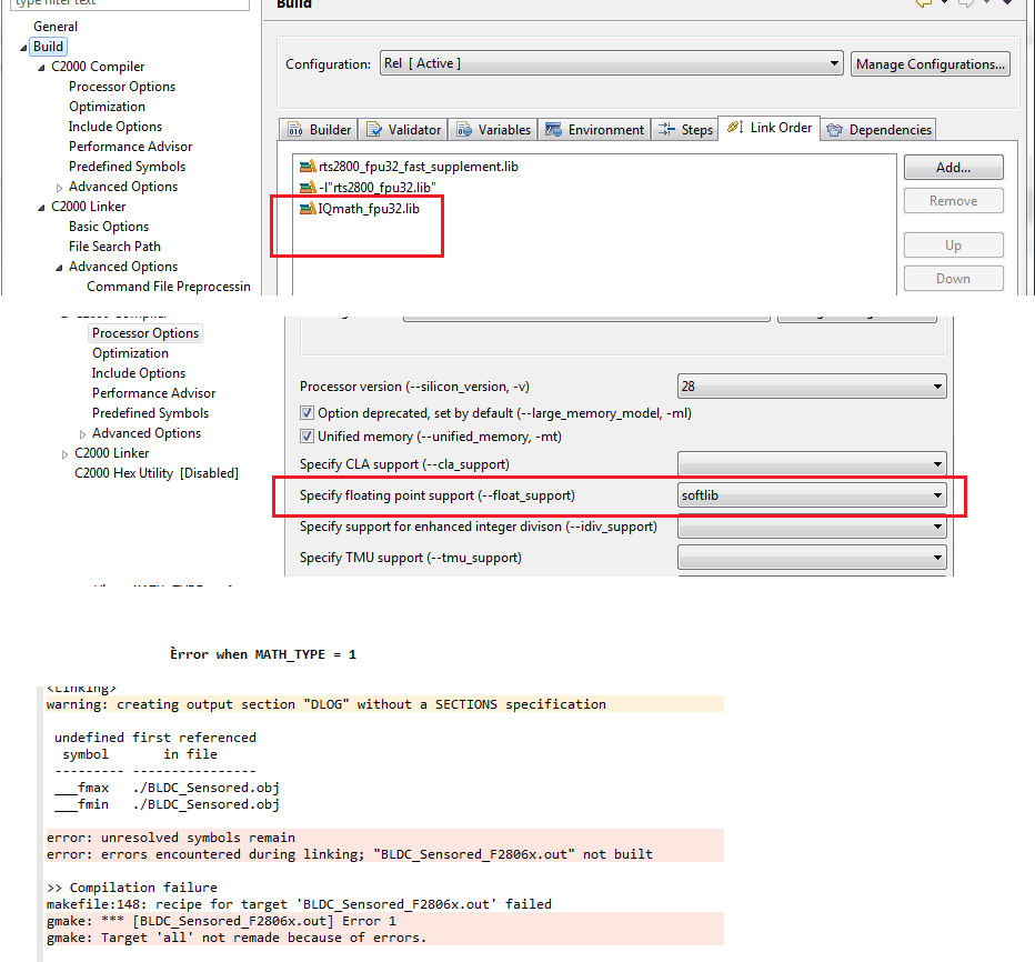 DRV8312-69M-KIT: Regarding Level 5 Build Issue - C2000 microcontrollers forum - C2000™︎ ...