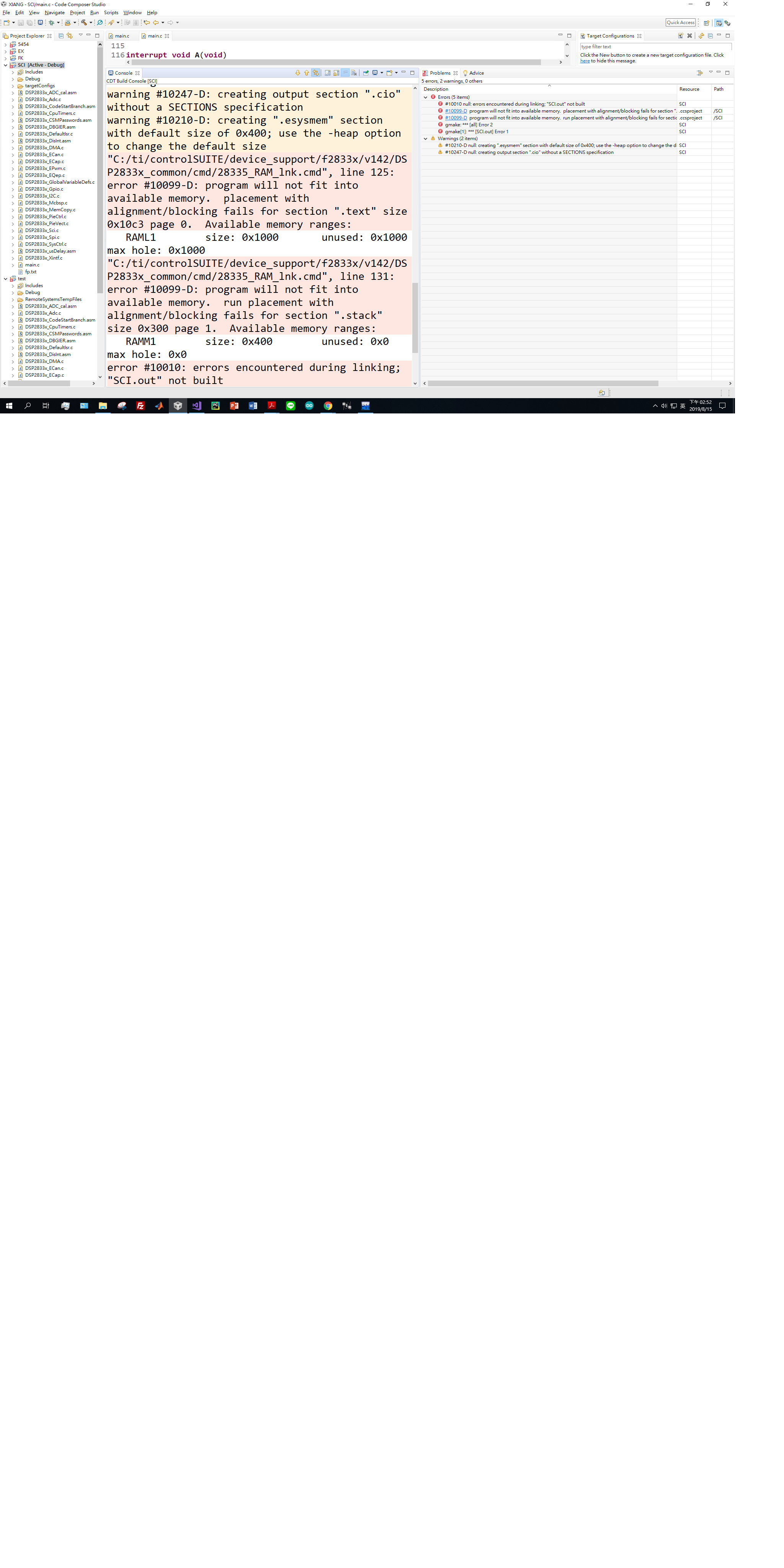 Compiler/TMS320F28335: C2000™ microcontrollers forum - C2000 microcontrollers forum - C2000™︎ ...