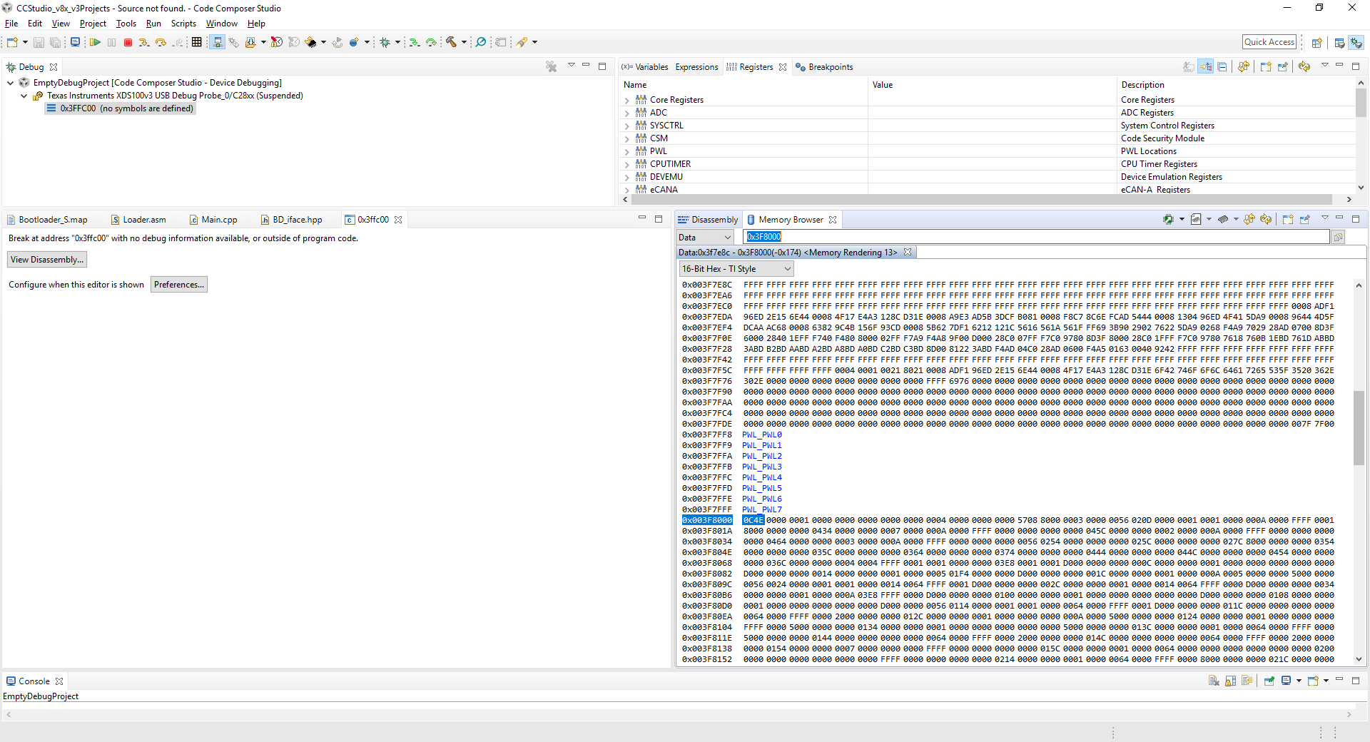 TMS320F2812: Bootloader and MCU losing application program - C2000 microcontrollers forum ...