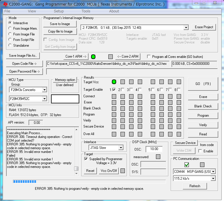 TMDXDOCKH52C1 + C2000-GANG - C2000 microcontrollers forum - C2000™︎ ...