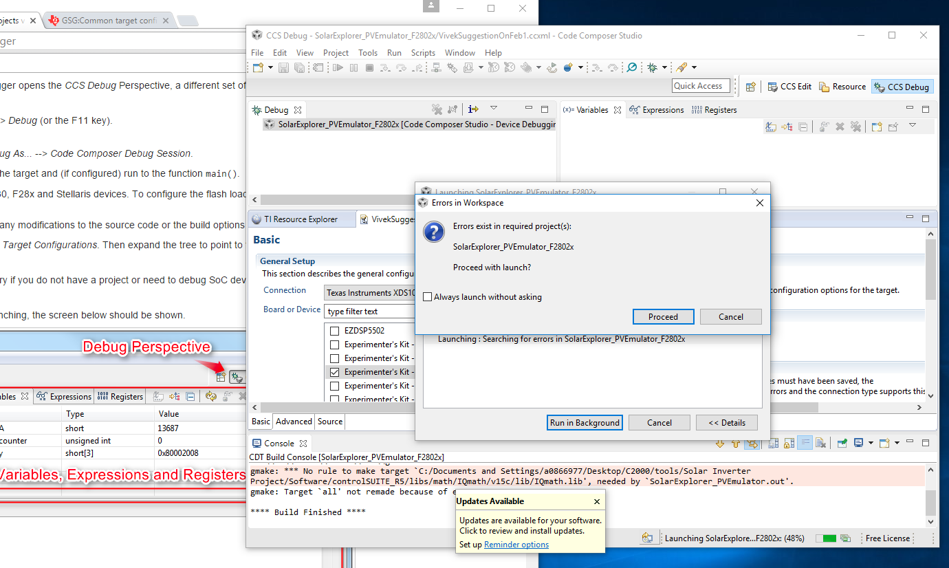 F28027 Controller Is Locked M5 Ld2 Is On Not Flashing C2000 Microcontrollers Forum C2000™︎