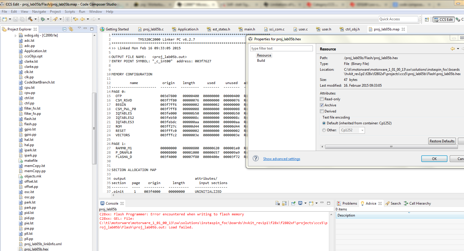 Program 16kb Load Failed With Xds100 C2000 Microcontrollers Forum C2000™︎ 