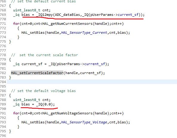Tmdshvmtrinspin Why There Is Different Bias Settings For The Voltage And Current C2000