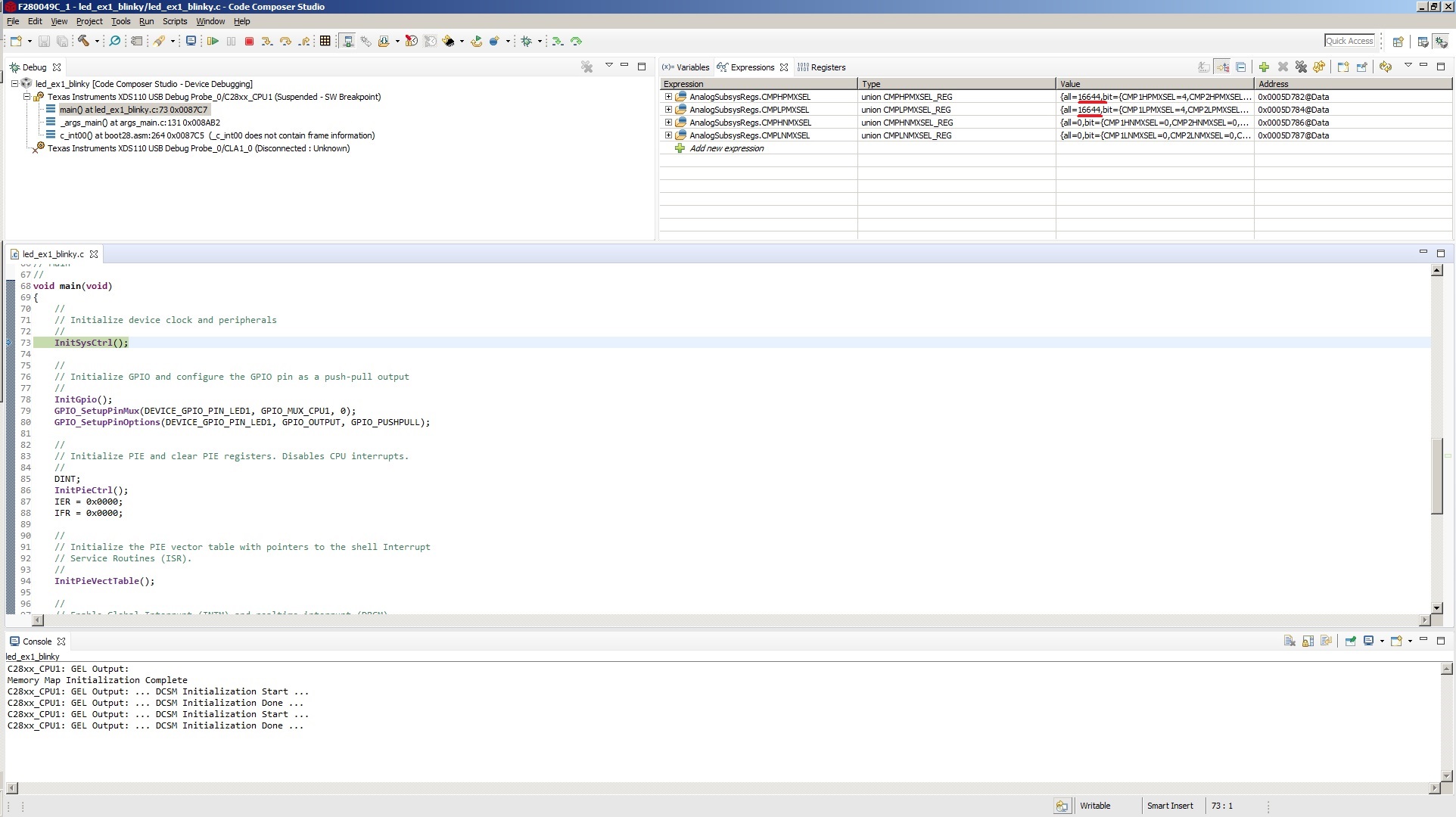 LAUNCHXL-F280049C: Issue: Comparator Subsystem 2 - C2000 ...