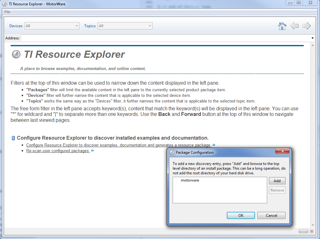 Tms320f28069m Motorware Does Not Load Left Task Pane C2000
