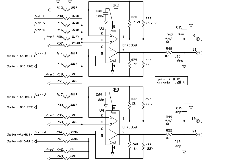 TMS320F280049M: How to use internal PGA to replace external OpAmp for shunt current measurement ...