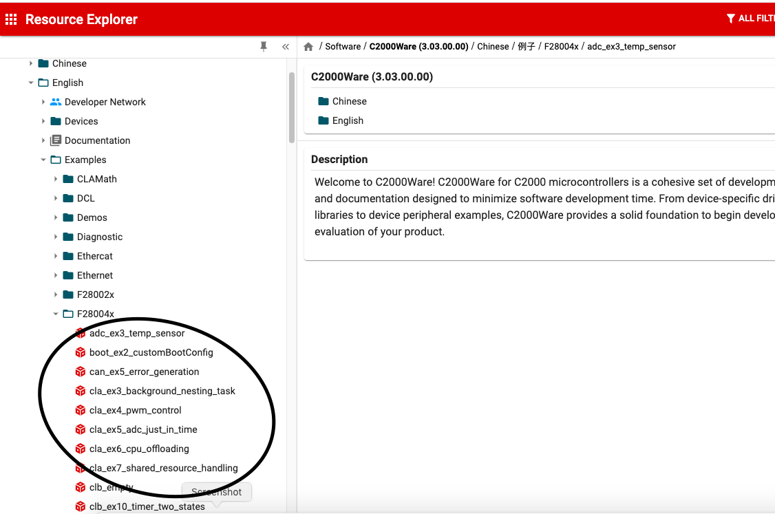 CCS/TMS320F280049C: Where to find example project documentation? - C2000 microcontrollers forum ...