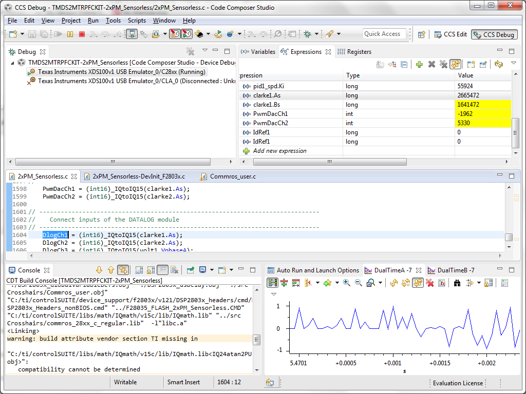 Problem of Run and Spin on Dual Motor Control and PFC Developer's Kit ...