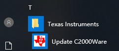 CCS/LAUNCHXL-F28377S: There is no the icon of C2000ware after installation - C2000 ...