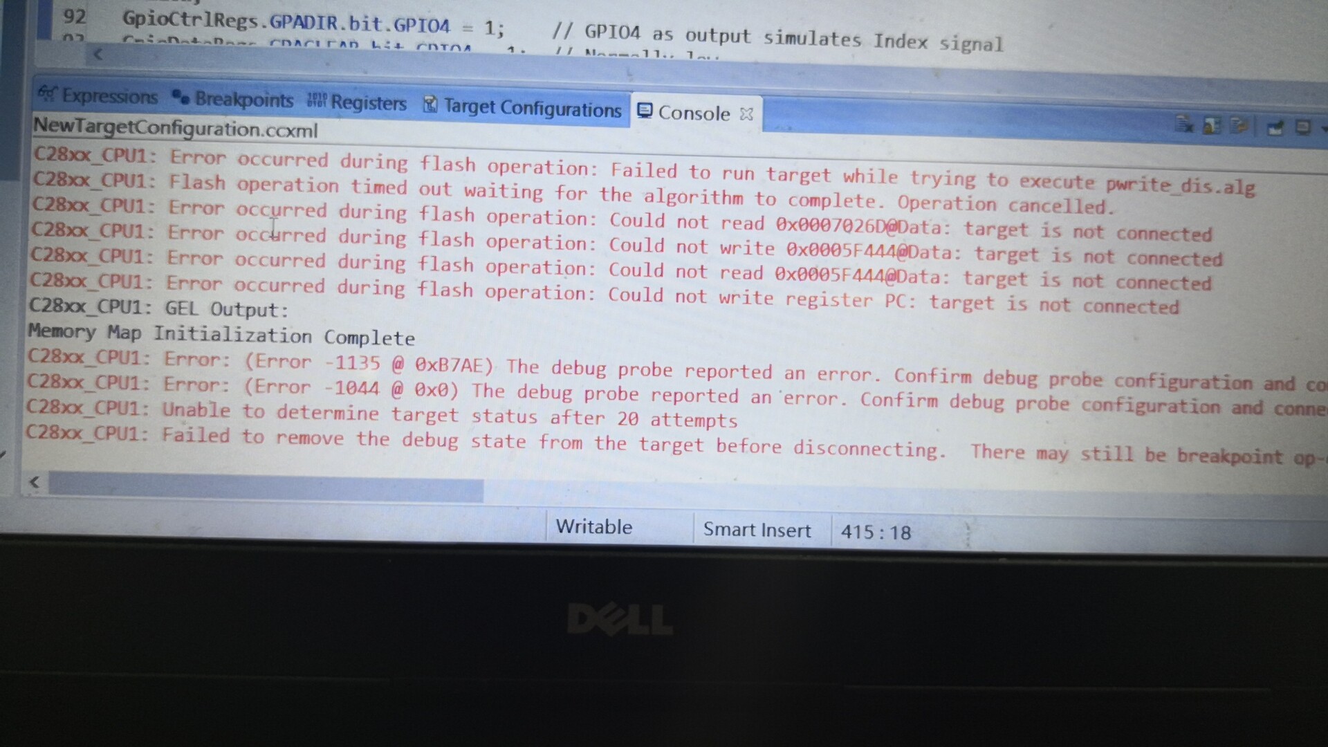 TMS320F28377D: Flash don't run - C2000 microcontrollers forum - C2000™︎ microcontrollers - TI ...