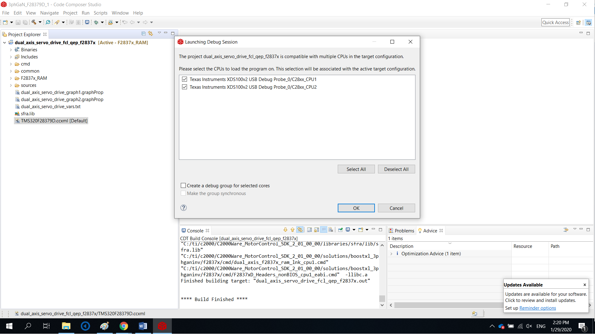 LAUNCHXL-F28379D: BOOSTXL-3phGaNInv bundle example project in ControlSUITE - C2000 ...