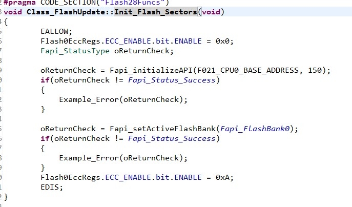 Tms320f28377d Fapisetactiveflashbank Error C2000 Microcontrollers Forum C2000™︎